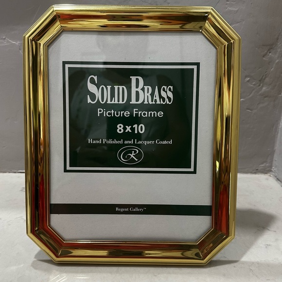 Regent Gallery | Accents | Vintage Picture Frame Solid Brass 8x Mid ...